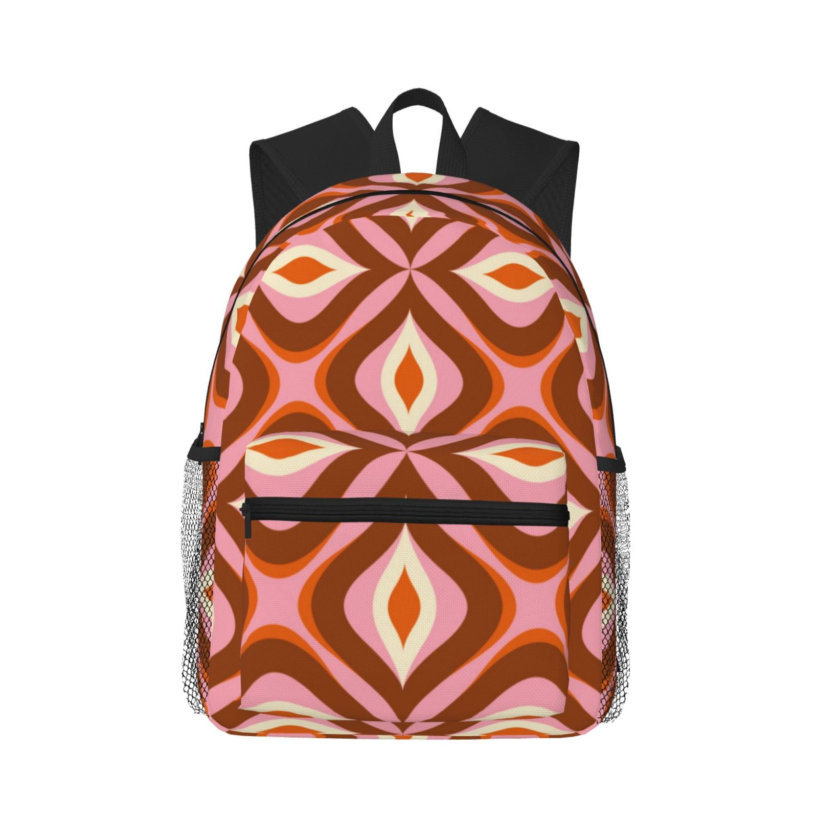 Daiia 70s Retro Style School Backpack for Men Women, Unisex Large ...