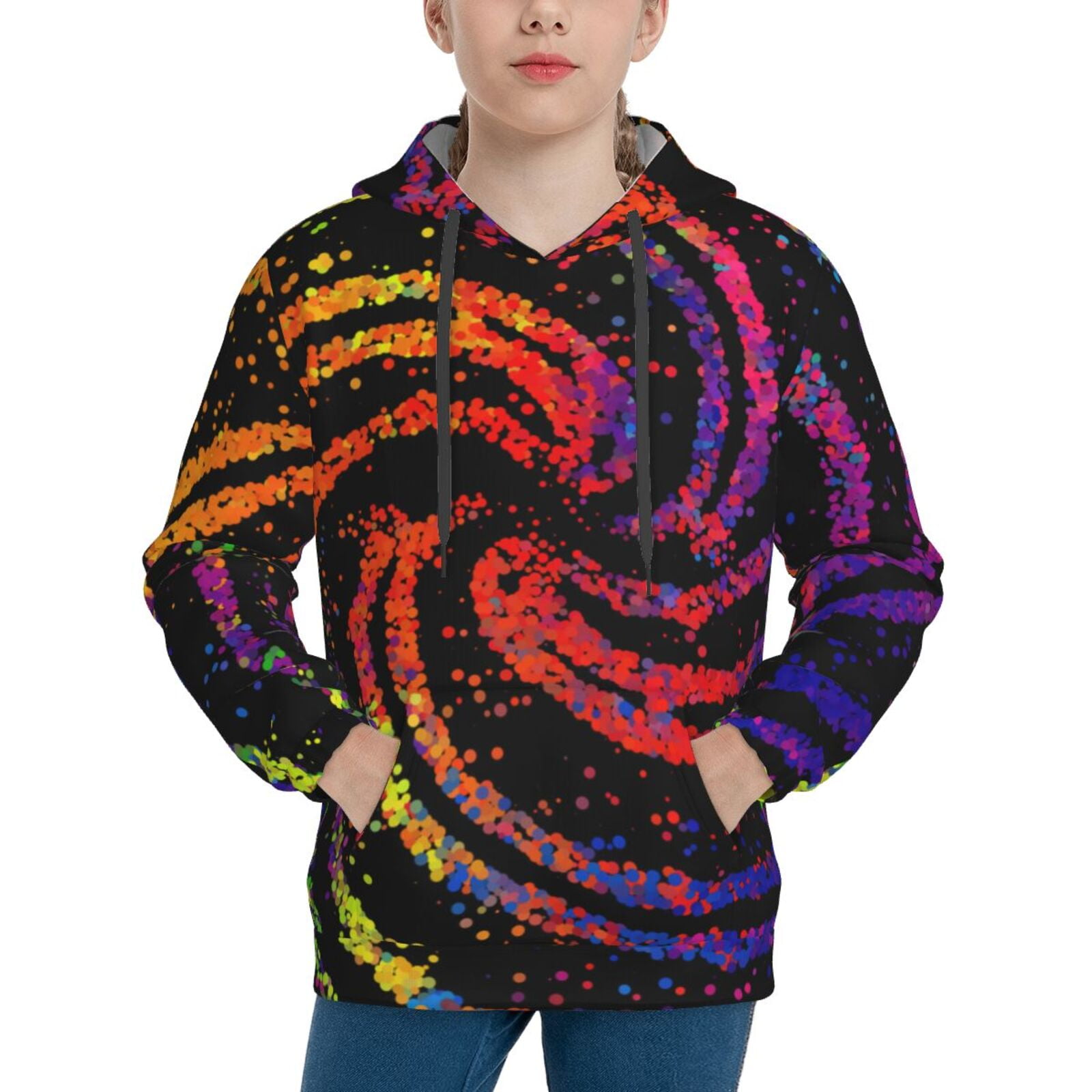 Daiia A Bright Abstract for Boys Fashion Hoodies & Sweatshirts with ...