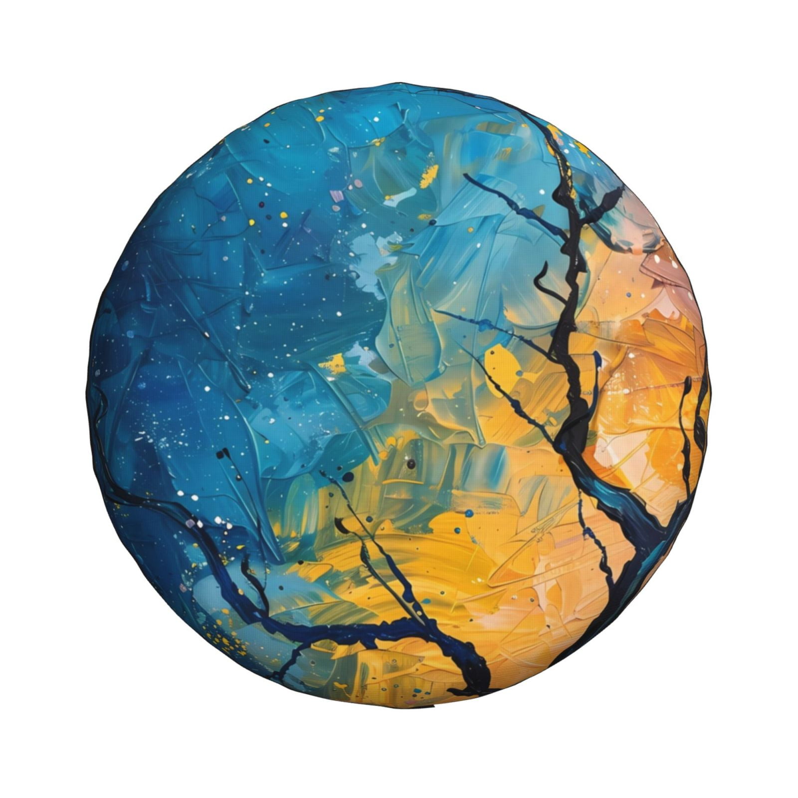 Daiia Abstract Night Sky Tree Tire Covers , Travel Trailer Camper Truck ...