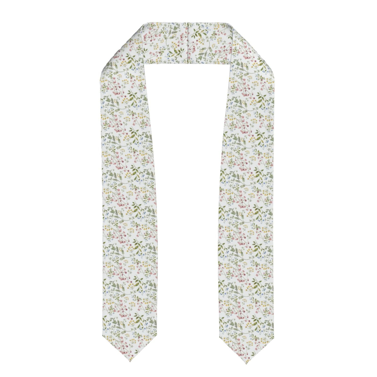 Daiia Aerial Flora Pattern Graduation Shawl Stole – Satin Graduation ...