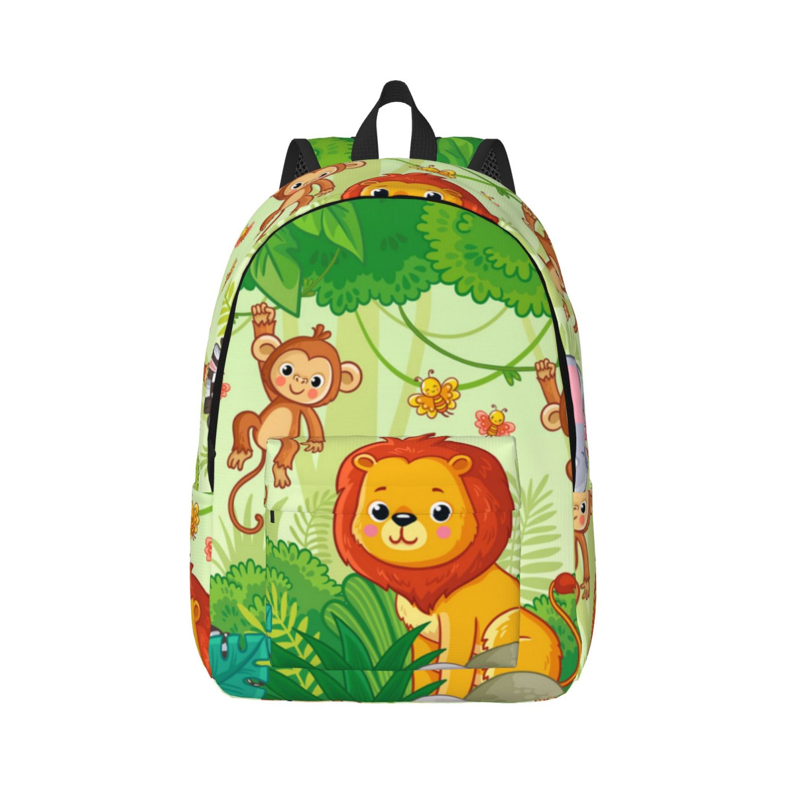 Daiia African Animals in the Jungle Vintage Canvas Backpack for Men and ...