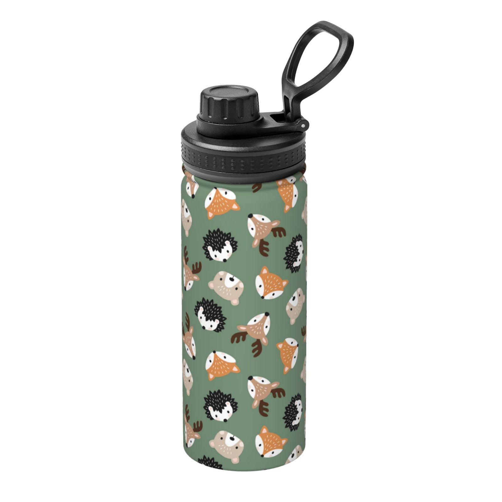 Daiia Animal Heads Printed 18 OZ Sports Insulated Kettle Drinking Cup ...