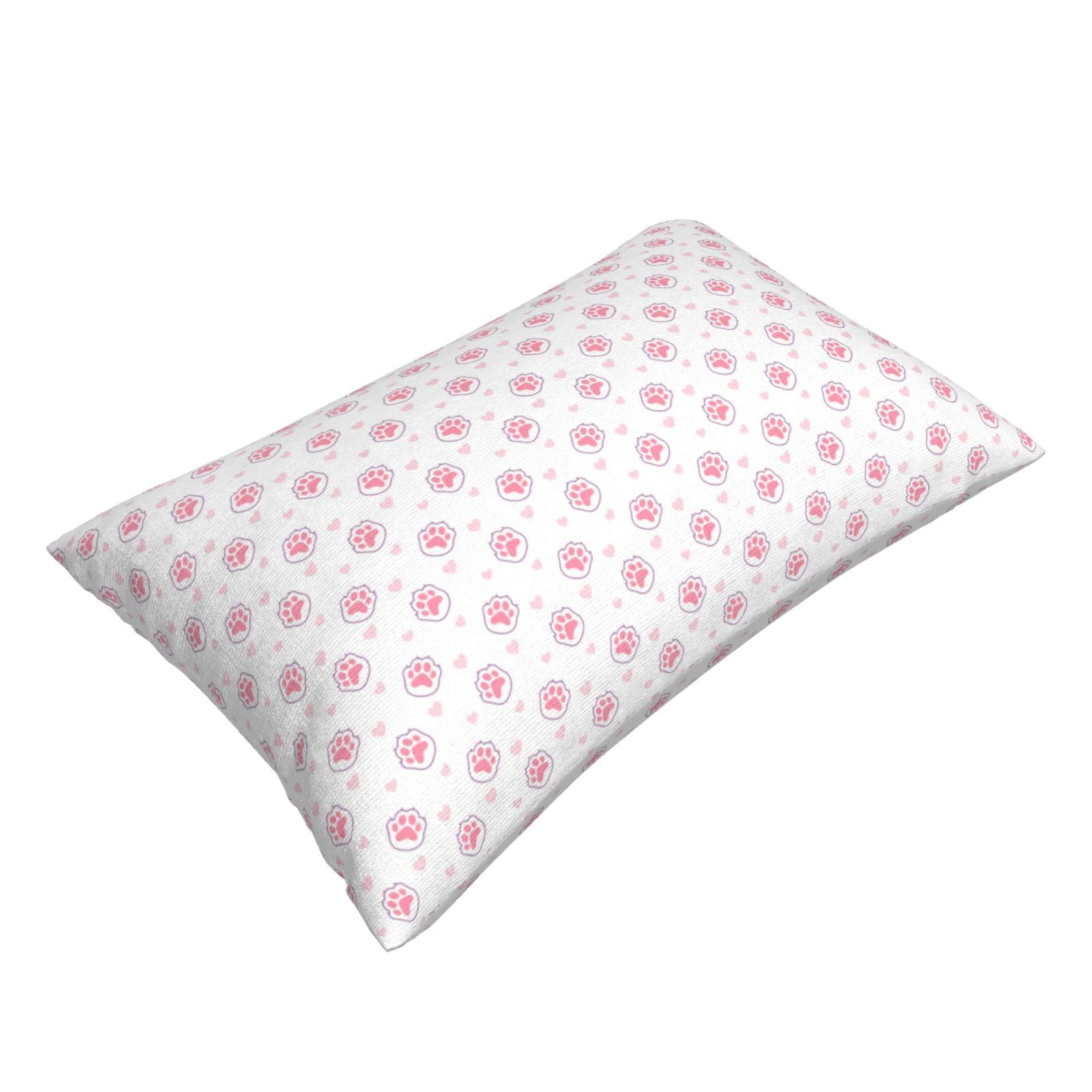 Daiia Animal Pink Color Paw Bedding Waterproof Pillow Protector ...