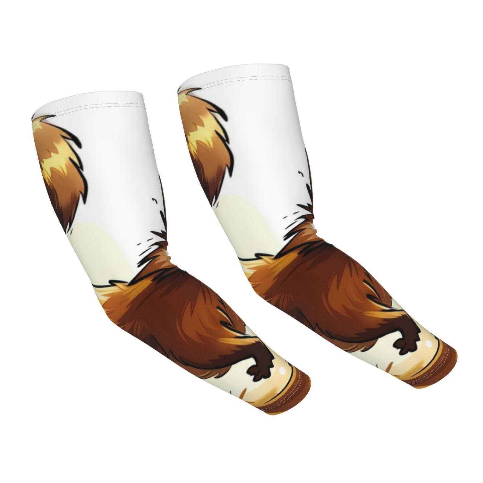 Daiia Autumn Raccoon In Forest UV Sun Protection Arm Sleeves - Cooling ...