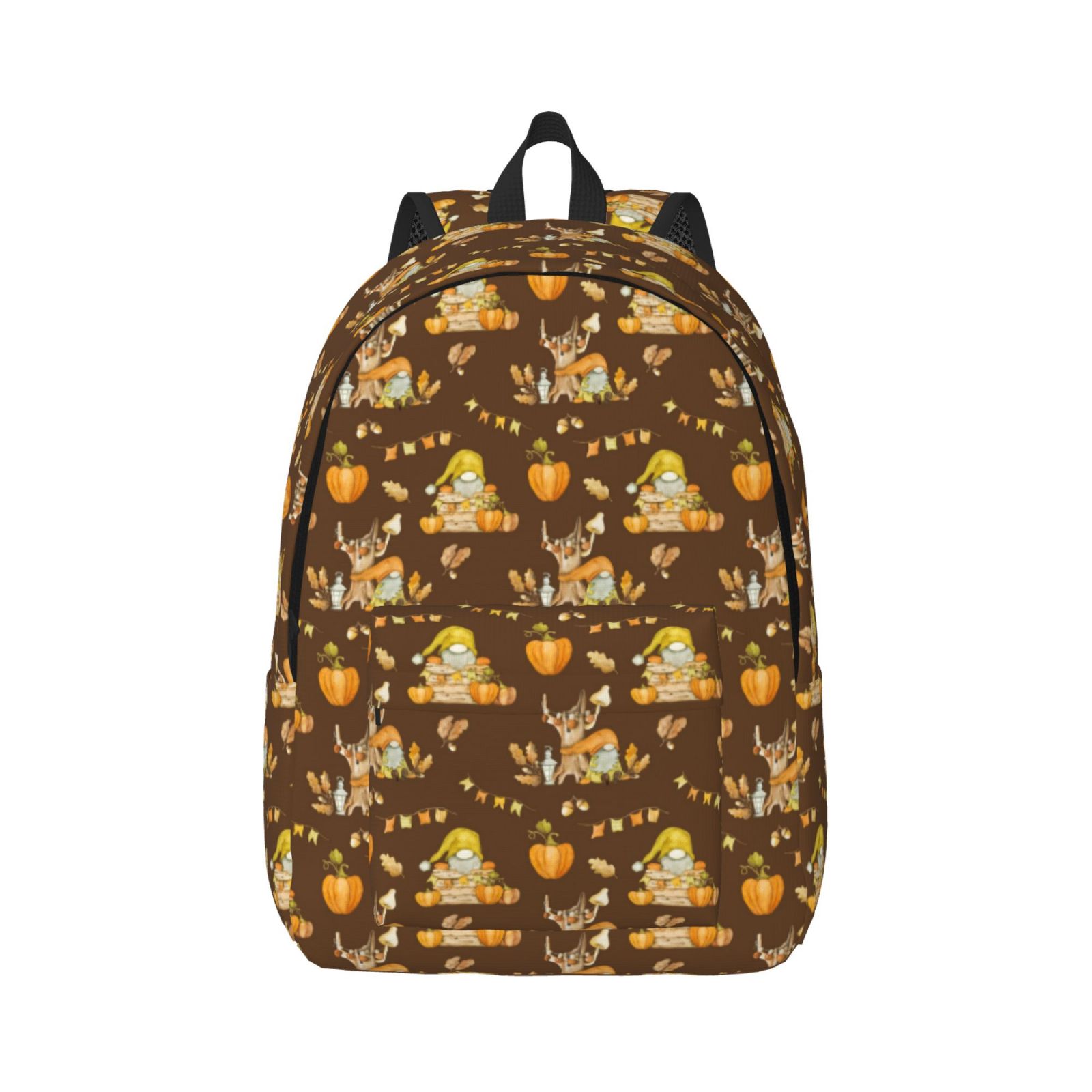 Daiia Autumn With Pumpkin Harvest Vintage Canvas Backpack for Men and ...
