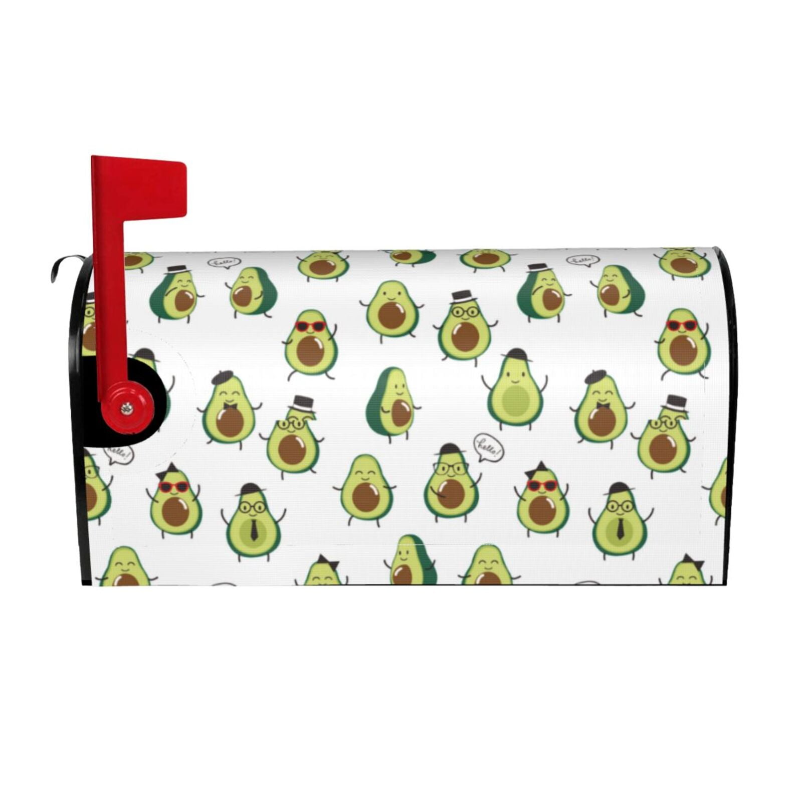 Daiia Avocado Friends Mailbox Cover , Magnetic Welcome Mailbox Wraps ...