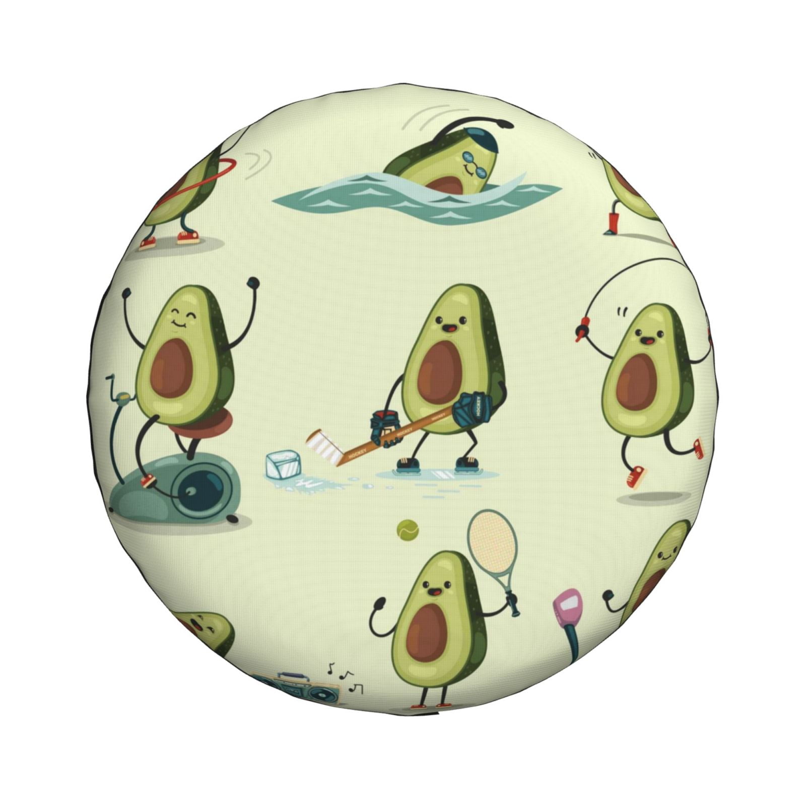 Daiia Avocado for Exercise Tire Covers , Travel Trailer Camper Truck ...