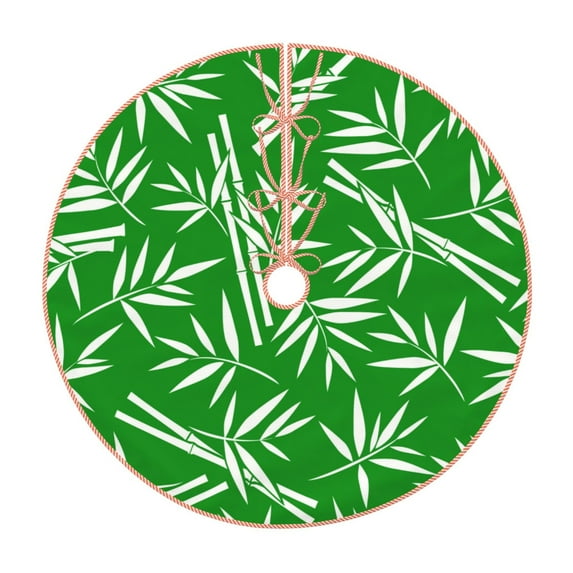 Daiia Bamboo Drawing Merry Christmas Tree Skirt , Xmas Large Lace-up ...