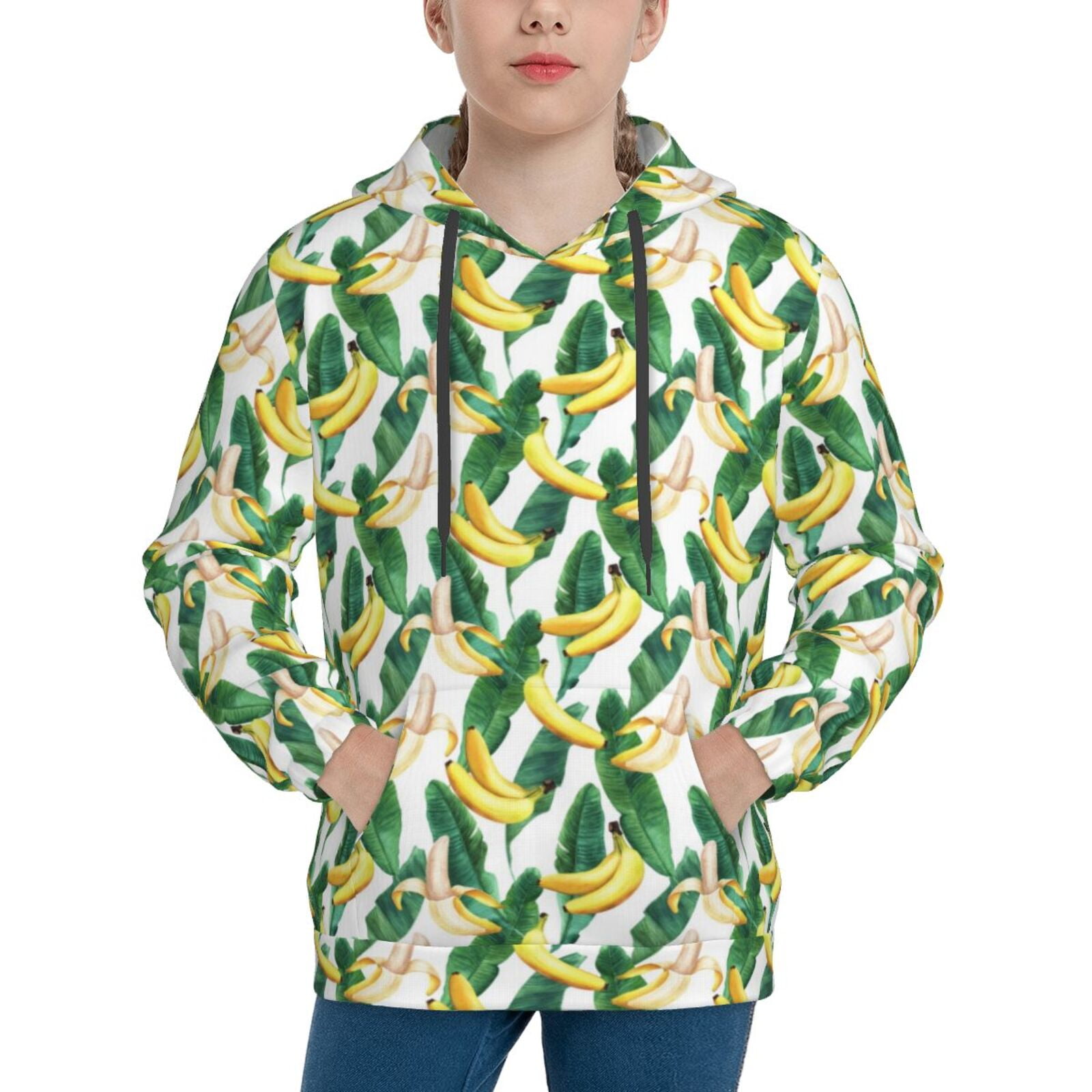 Daiia Banana Tree Leaves for Boys Fashion Hoodies & Sweatshirts with ...