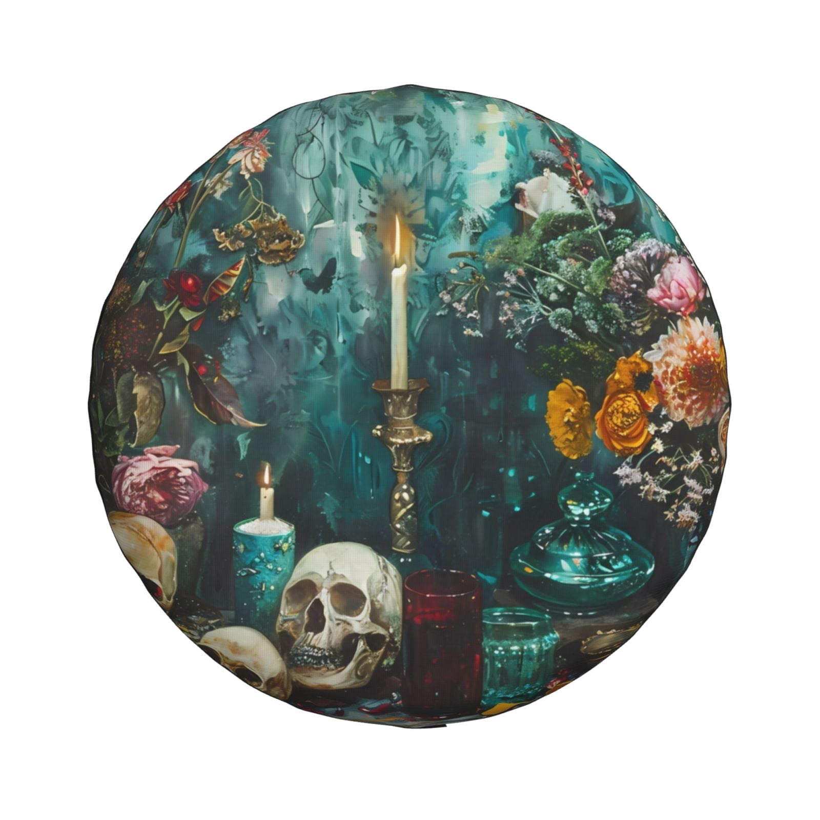 Daiia Baroque Floral Still Life Tire Covers , Travel Trailer Camper ...