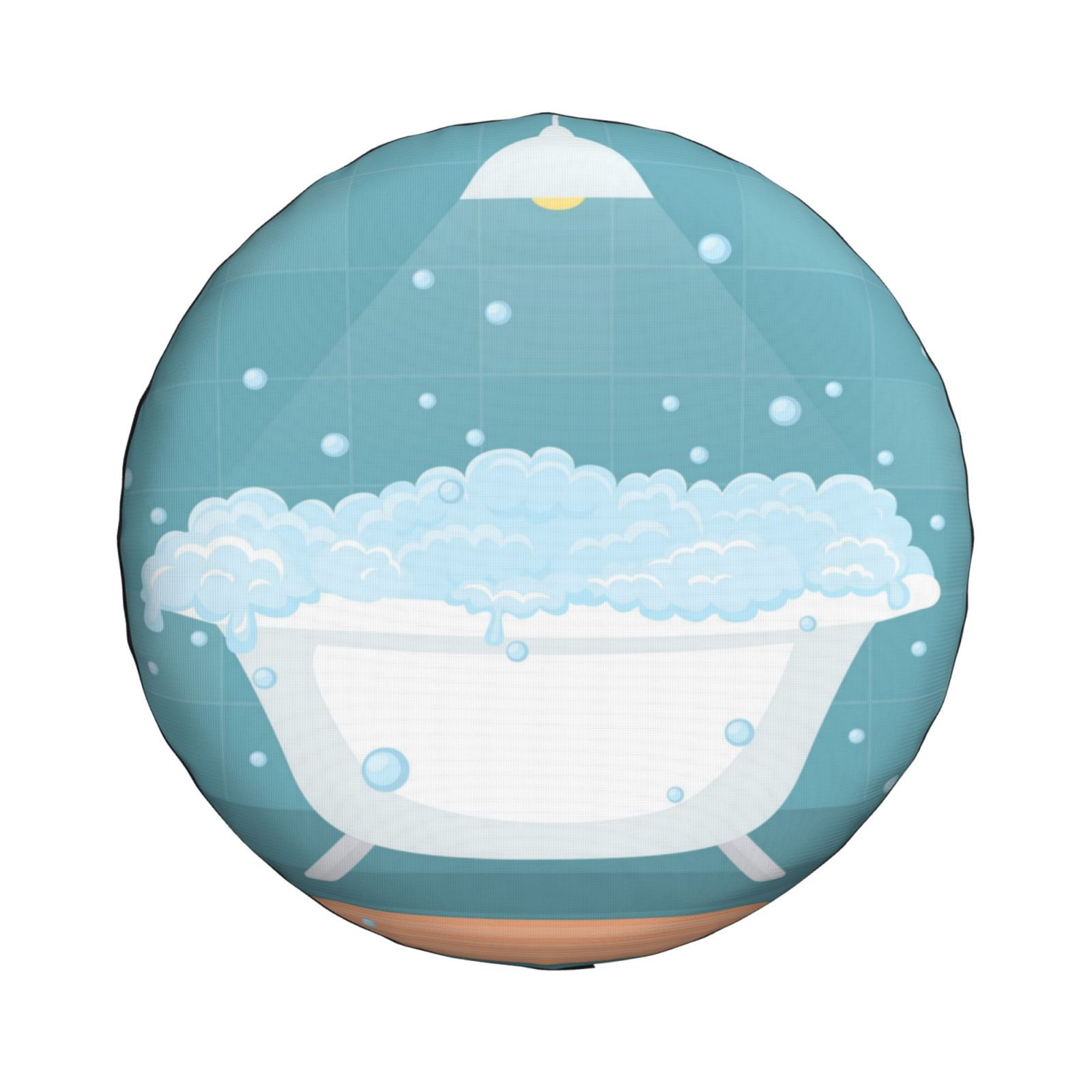 Daiia Bathtub with Soap Bubbles Tire Covers , Travel Trailer Camper ...