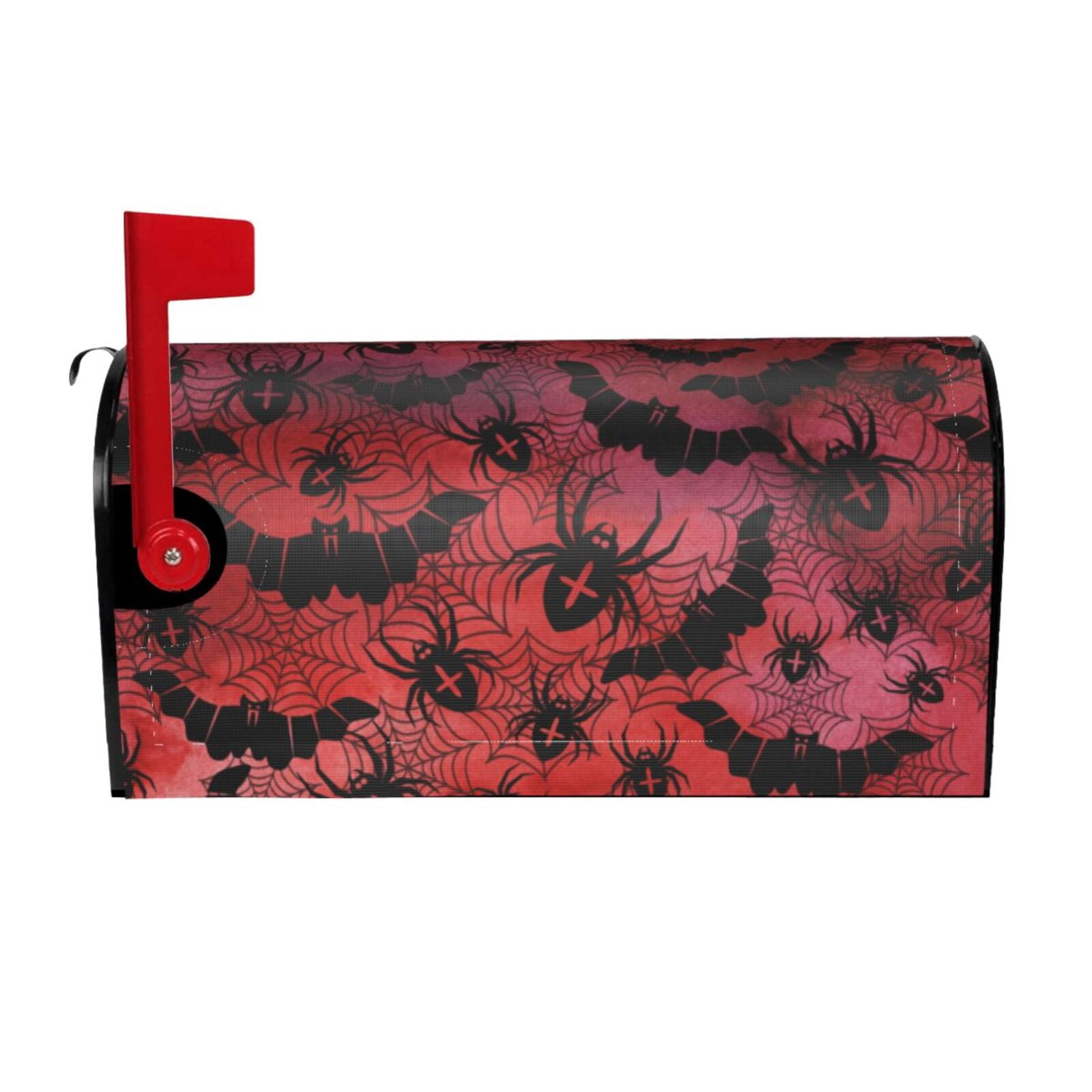 Daiia Bats And Spiders Mailbox Cover , Magnetic Welcome Mailbox Wraps ...