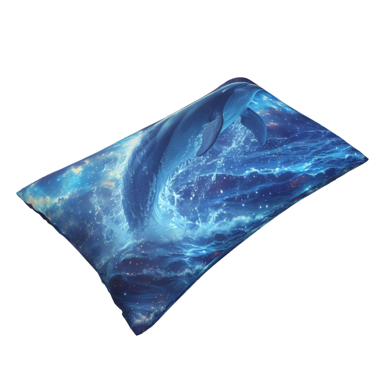 Daiia Beautiful Ocean Dolphin Bedding Waterproof Pillow Protector ...