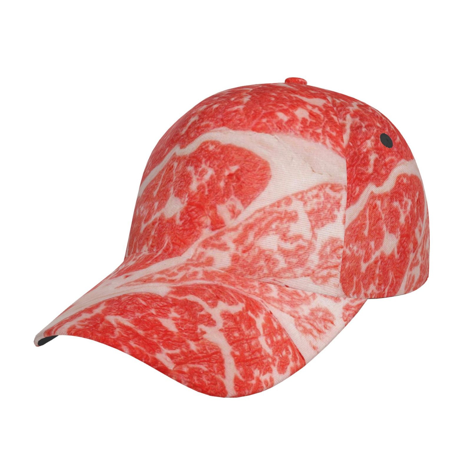 Daiia Beef Steaks print Baseball Cap Men Women Golf Dad Hat Adjustable ...