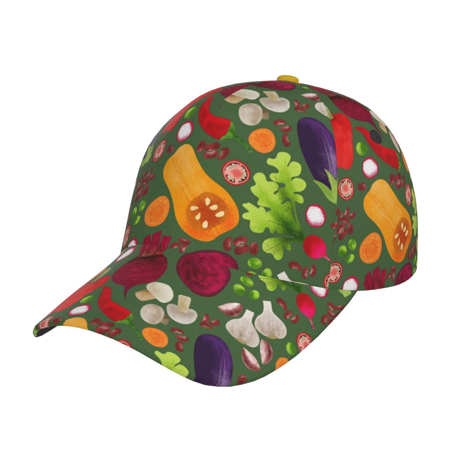 Daiia Begetable print Baseball Cap Men Women Golf Dad Hat Adjustable ...