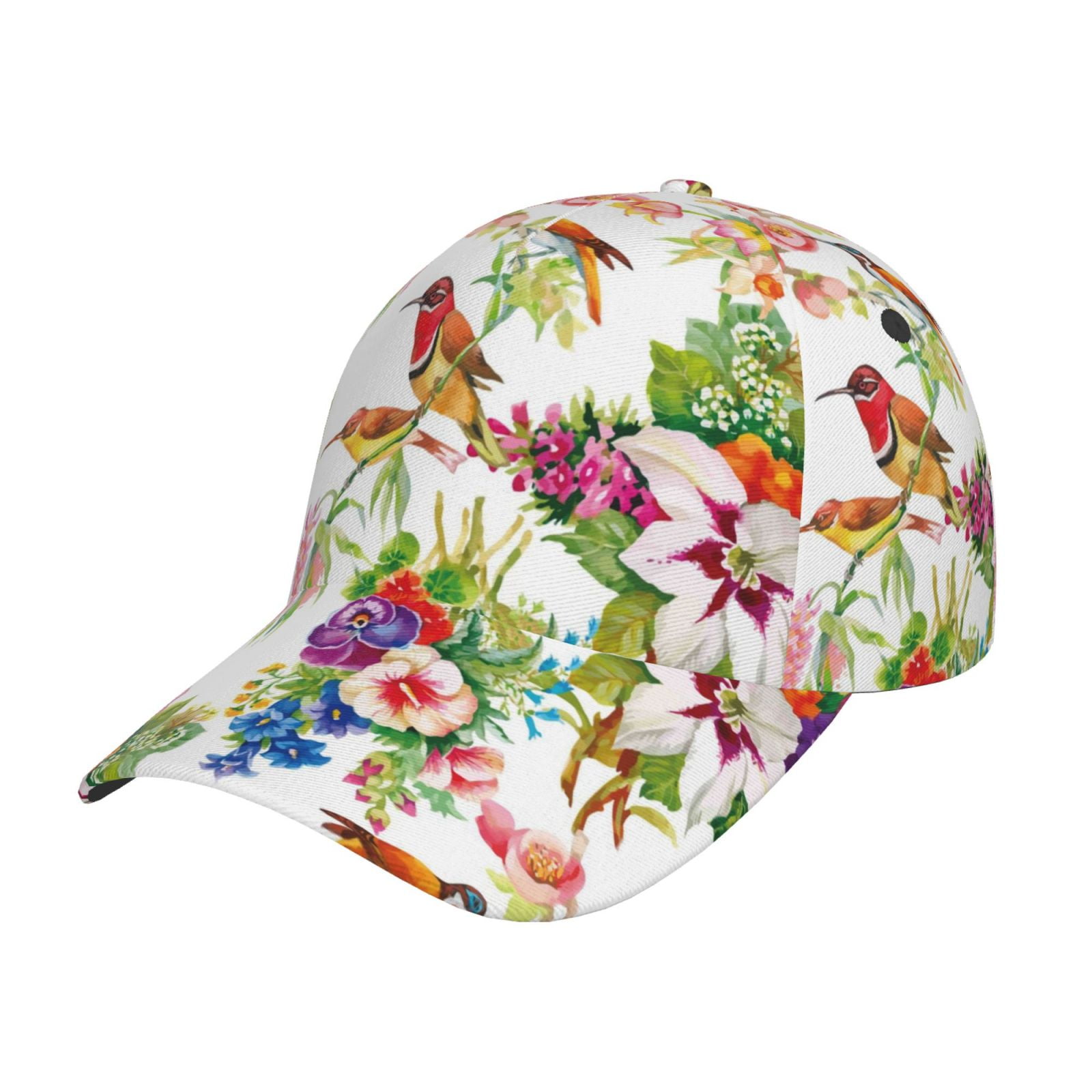 Daiia Birds And Flowers print Baseball Cap Men Women Golf Dad Hat ...