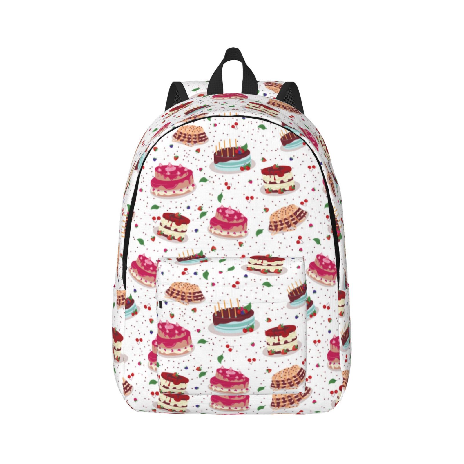 Daiia Birthday Cake Vintage Canvas Backpack for Men and Women ,Hiking ...