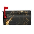 Daiia Black And Gold Fire Dragon Mailbox Cover , Magnetic Welcome ...