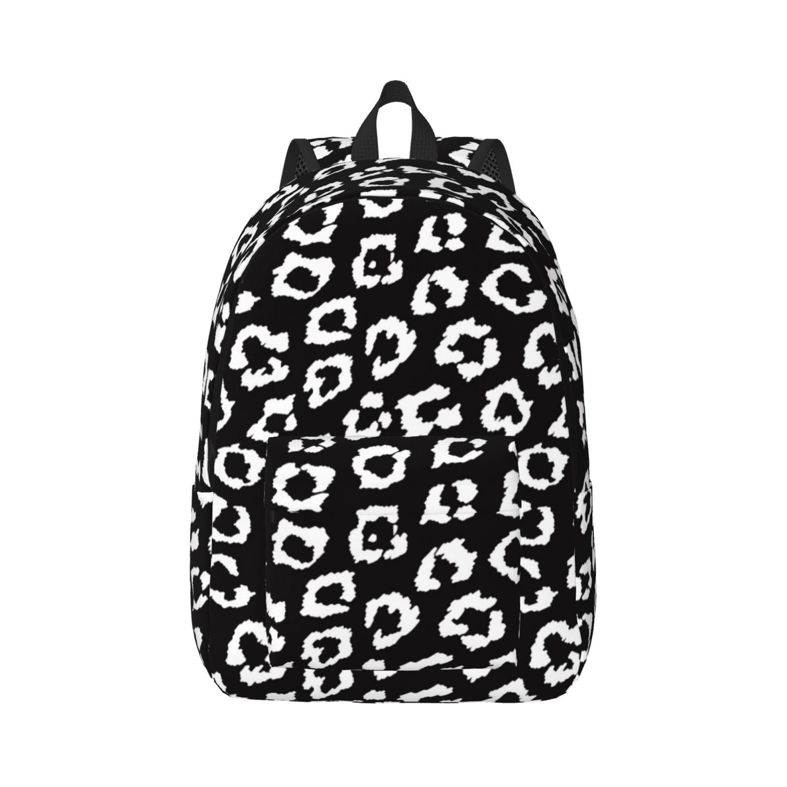Daiia Black Leopard Vintage Canvas Backpack for Men and Women ,Hiking ...