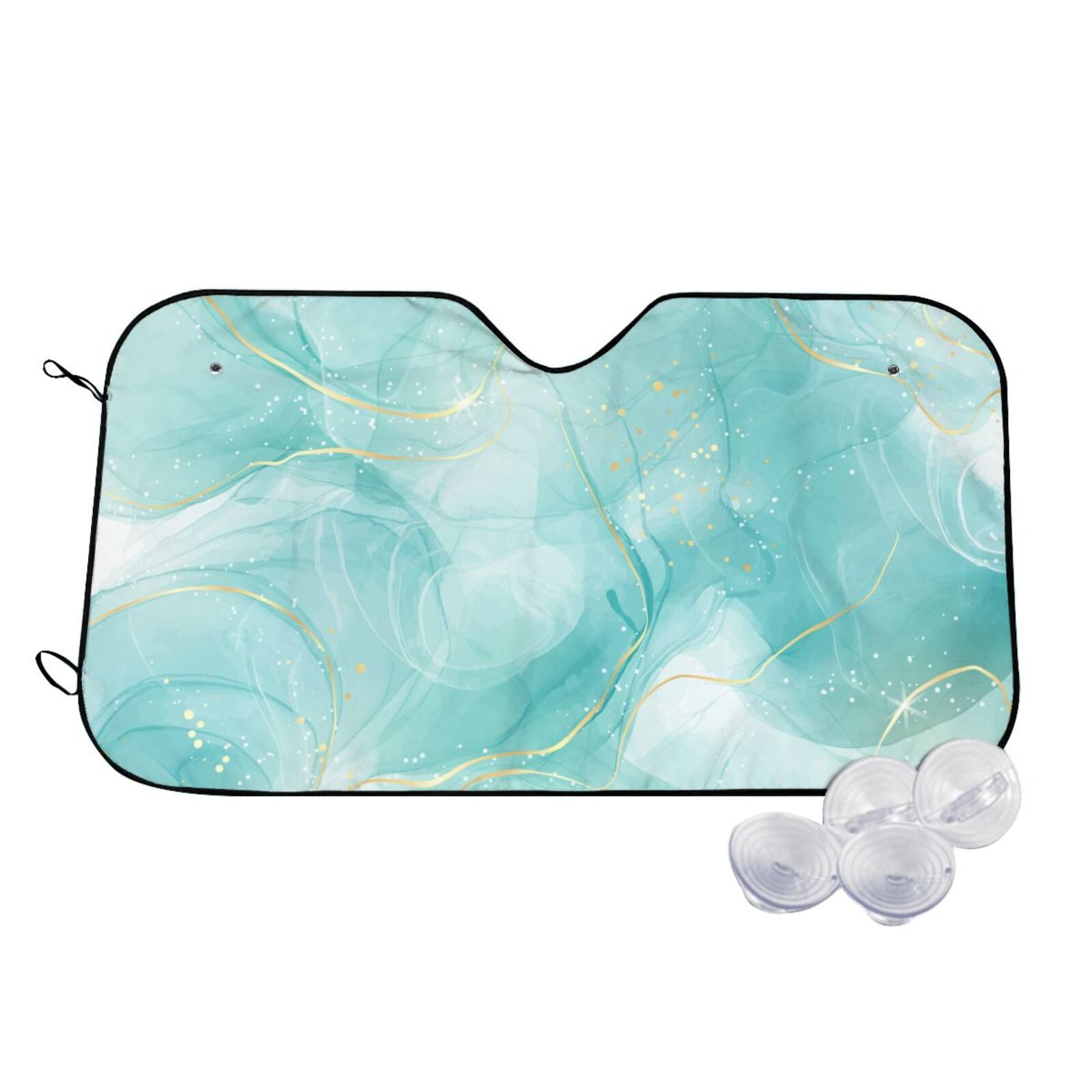 Daiia Blue Marble Windshield Sun Shade for Car SUV Truck (Medium ), Car ...