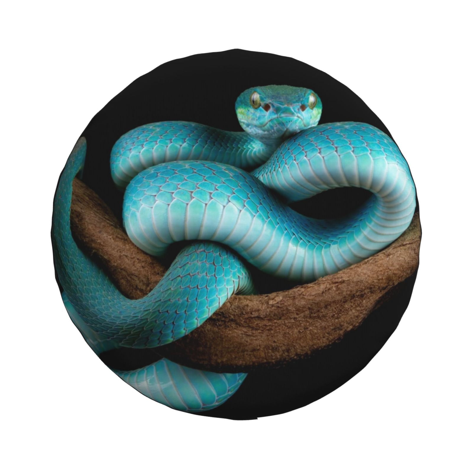 Daiia Blue Viper Snake Tire Covers , Travel Trailer Camper Truck SUV ...