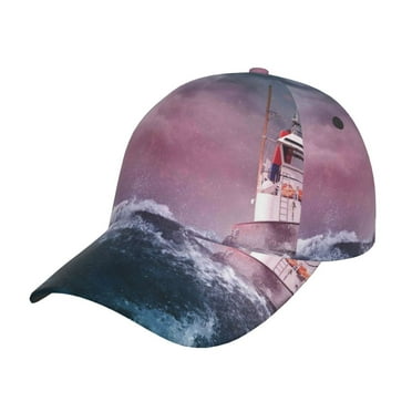 Daiia Blue Floral Baseball Cap Men Women Classic Adjustable For Running ...