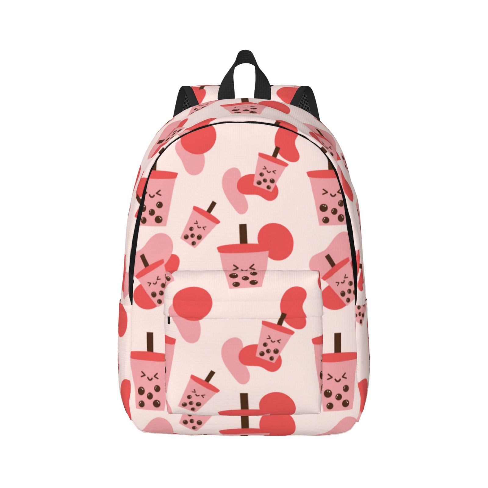 Daiia Boba Milk Tea Vintage Canvas Backpack for Men and Women ,Hiking ...