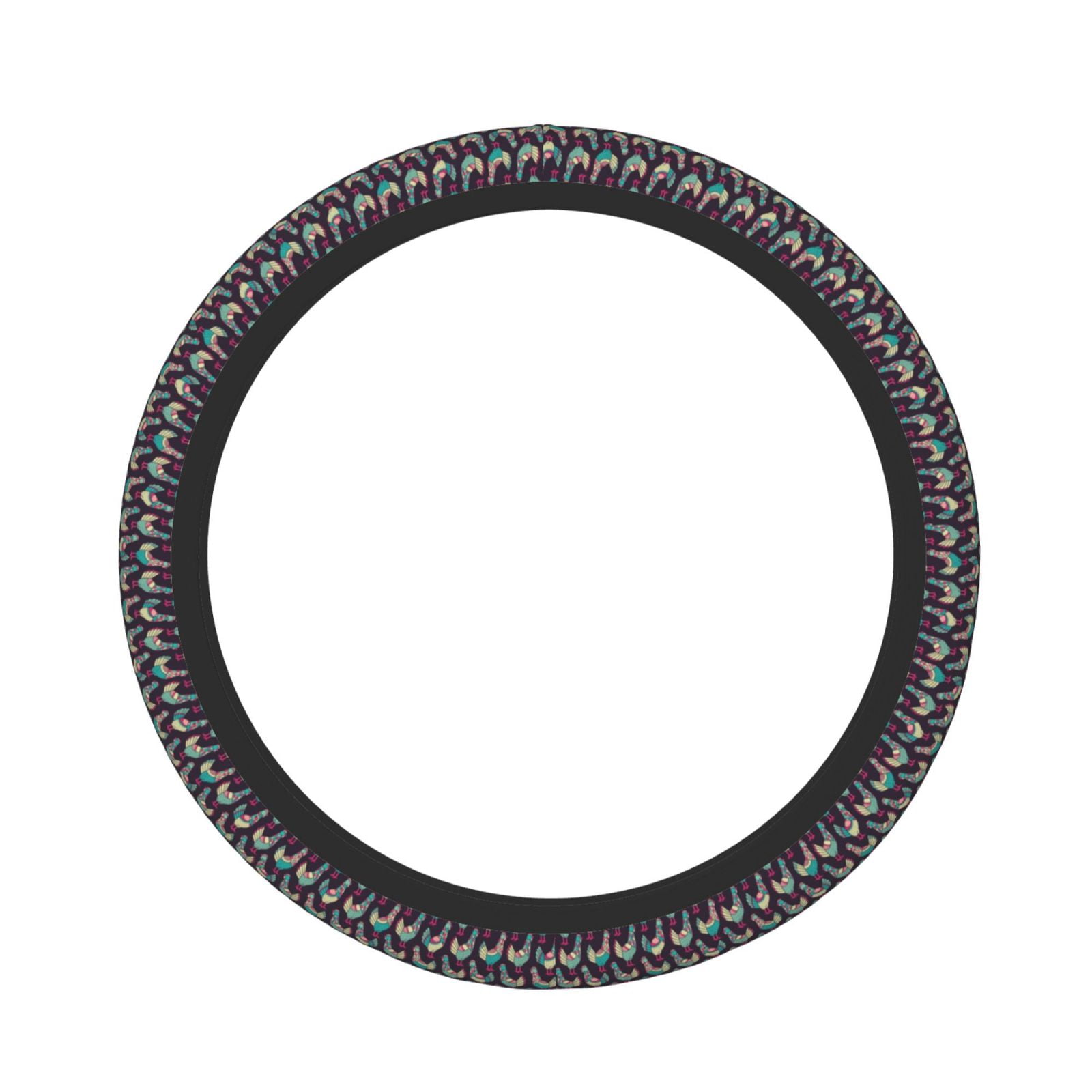 Daiia Bohemian Chicken Steering Wheel Cover Auto Steering Wheel Covers ...