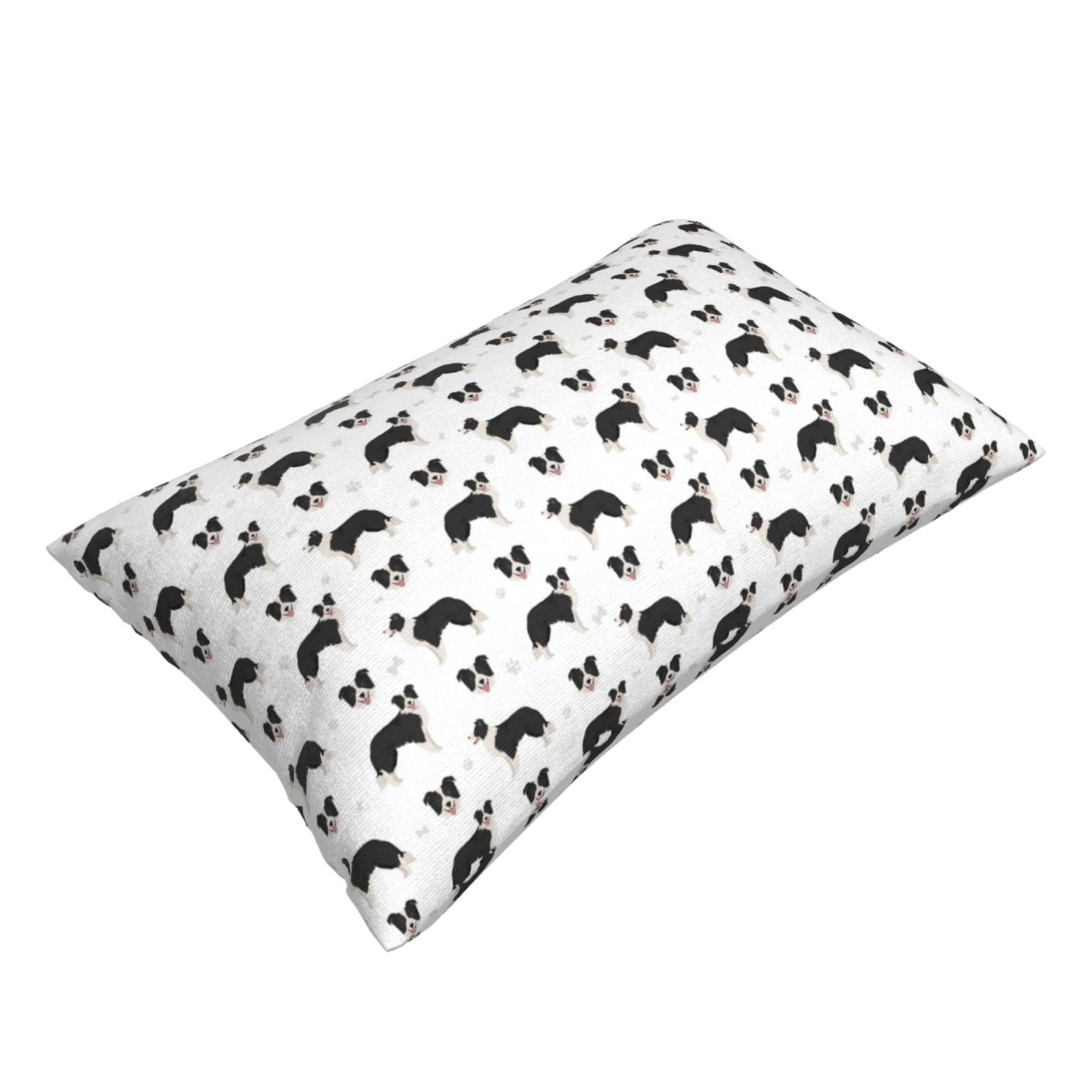 Daiia Border Collie Dog Bedding Waterproof Pillow Protector Zippered ...