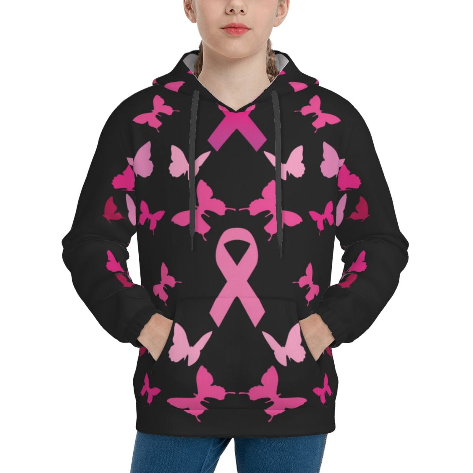 Daiia Breast Cancer for Boys Fashion Hoodies & Sweatshirts with ...
