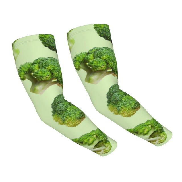 Daiia Broccoli 3 UV Sun Protection Arm Sleeves - Cooling Compression ...