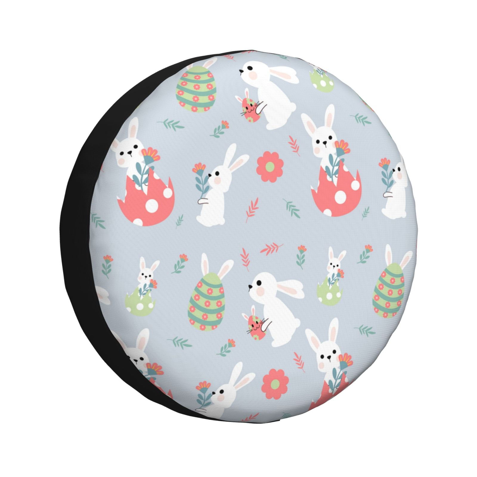 Daiia Bunny cartoon with easter Pattern Tire Covers , Travel Trailer ...