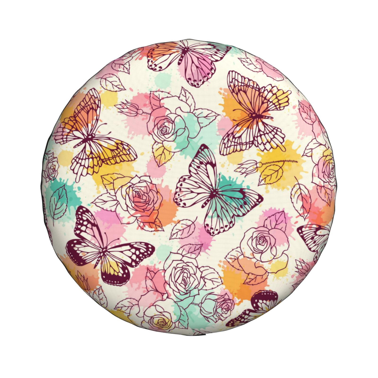 Daiia Butterflies and Roses Tire Covers , Travel Trailer Camper Truck ...