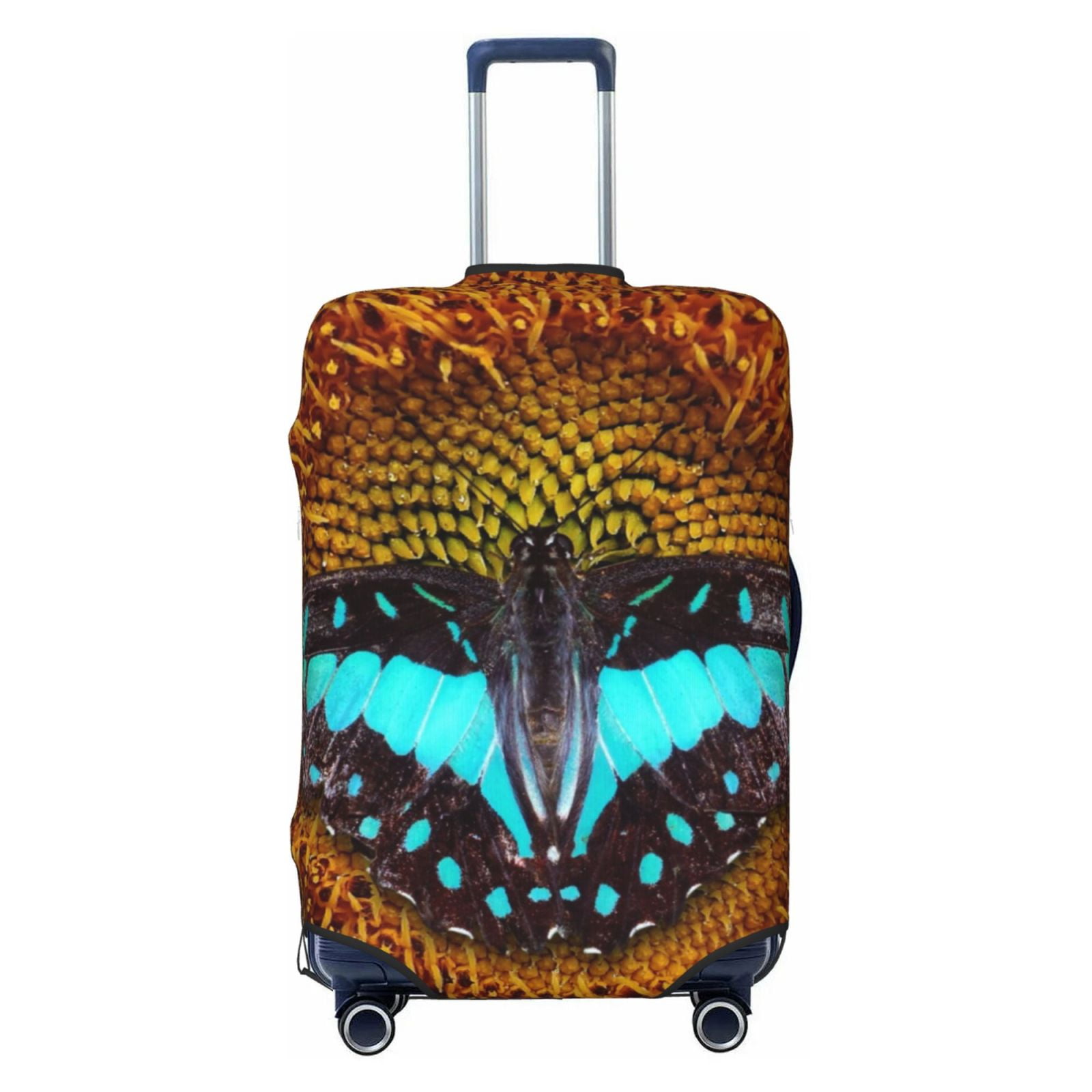 Daiia Butterfly Alighted On Sunflowers Luggage Cover, Thickened ...