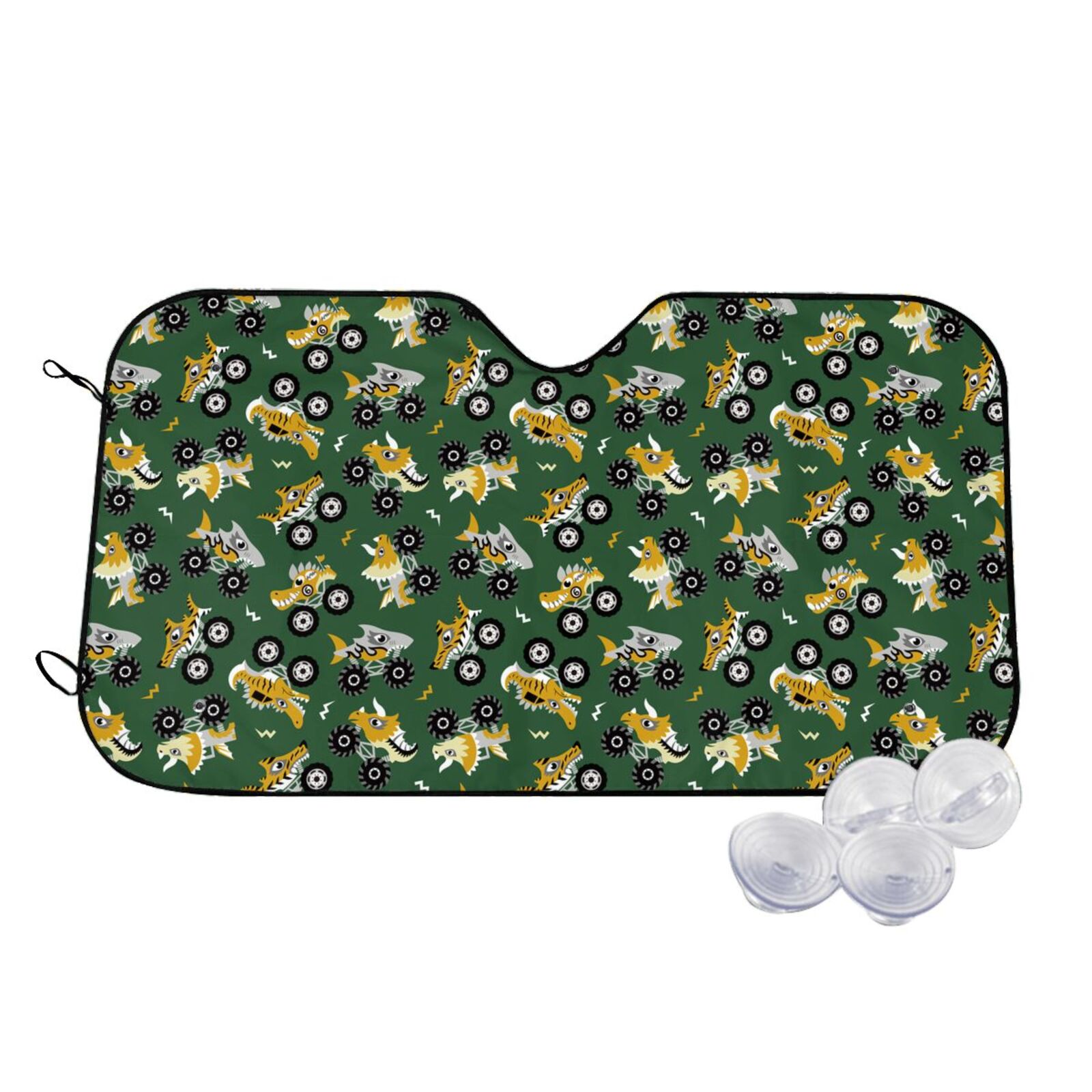 Daiia Cartoon Car Windshield Sun Shade for Car SUV Truck (Medium ), Car ...