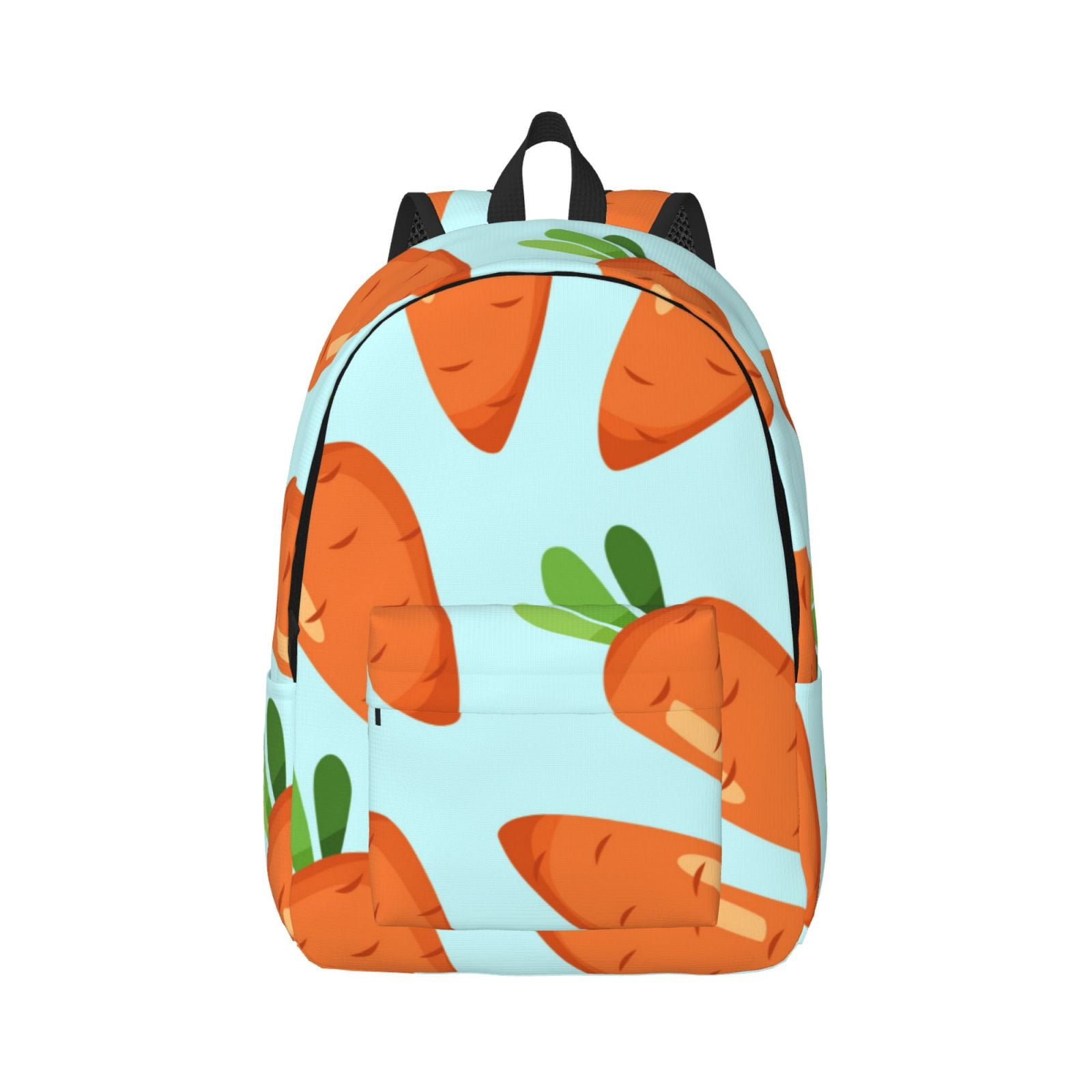 Daiia Cartoon Carrot Vintage Canvas Backpack for Men and Women ,Hiking ...