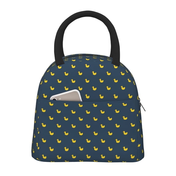 Daiia Cartoon Ducks Pattern Lunch Bag , Insulated Lunch Box, Small ...