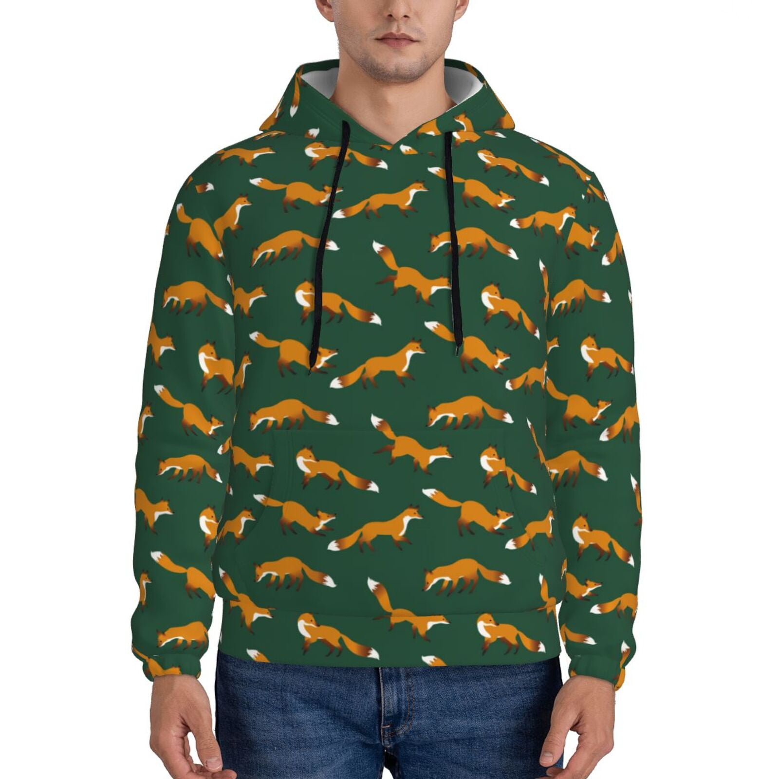 Daiia Cartoon Fox 1 for Men's Fashion Hoodies & Sweatshirts with ...