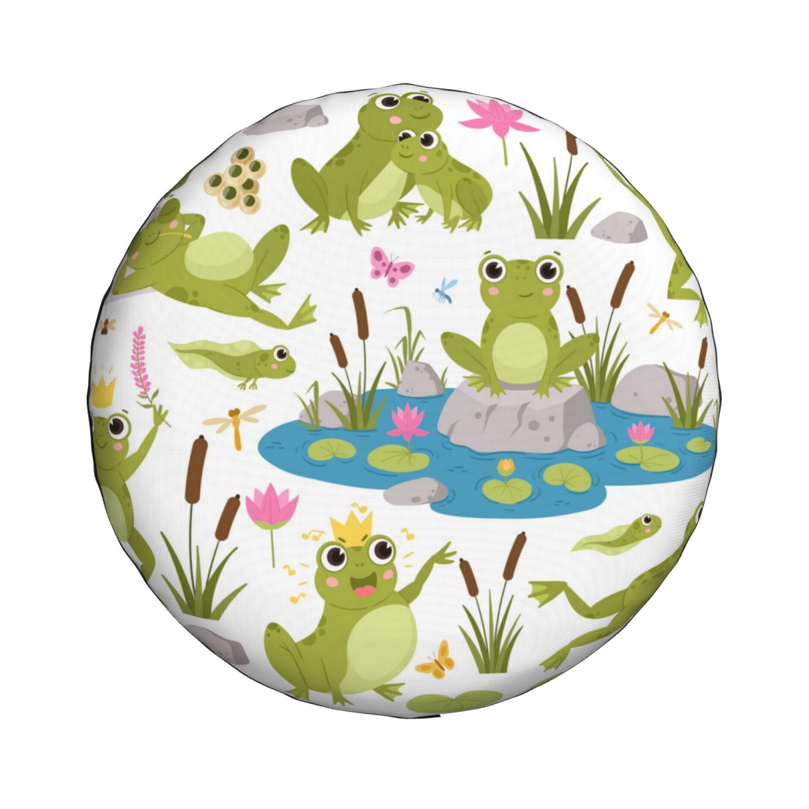 Daiia Cartoon Frogs Tire Covers , Travel Trailer Camper Truck SUV ...