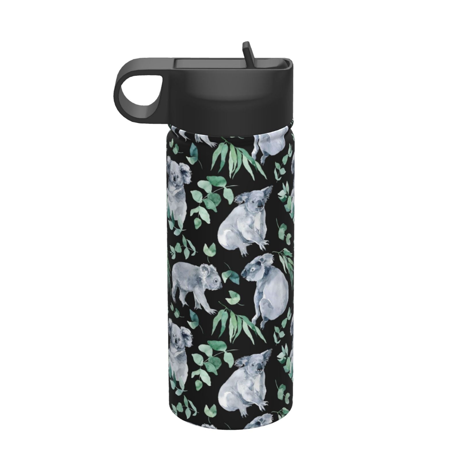 Daiia Cartoon Koala Bear Printed 18oz Sports Insulated Kettle With ...