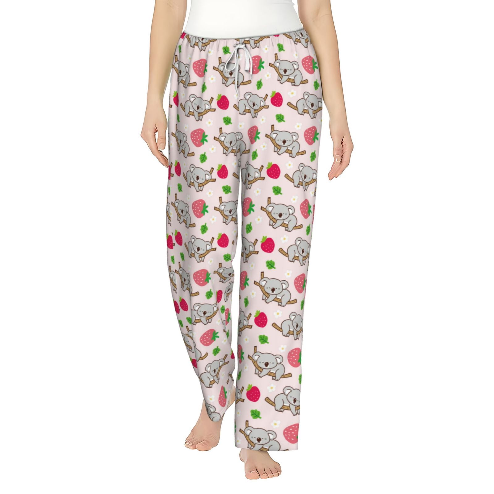 Daiia Cartoon Koala Bear Women's Sleep Pant with Pockets and Drawstring ...