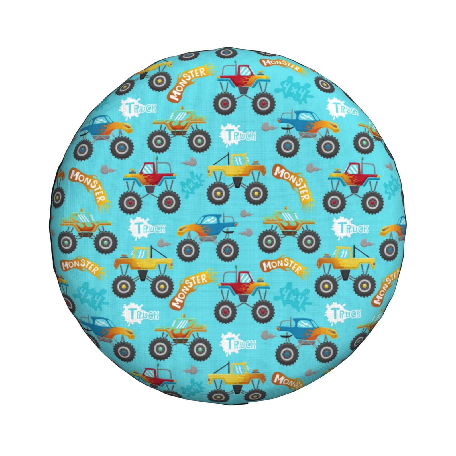 Daiia Cartoon Monster Truck Tire Covers , Travel Trailer Camper Truck ...