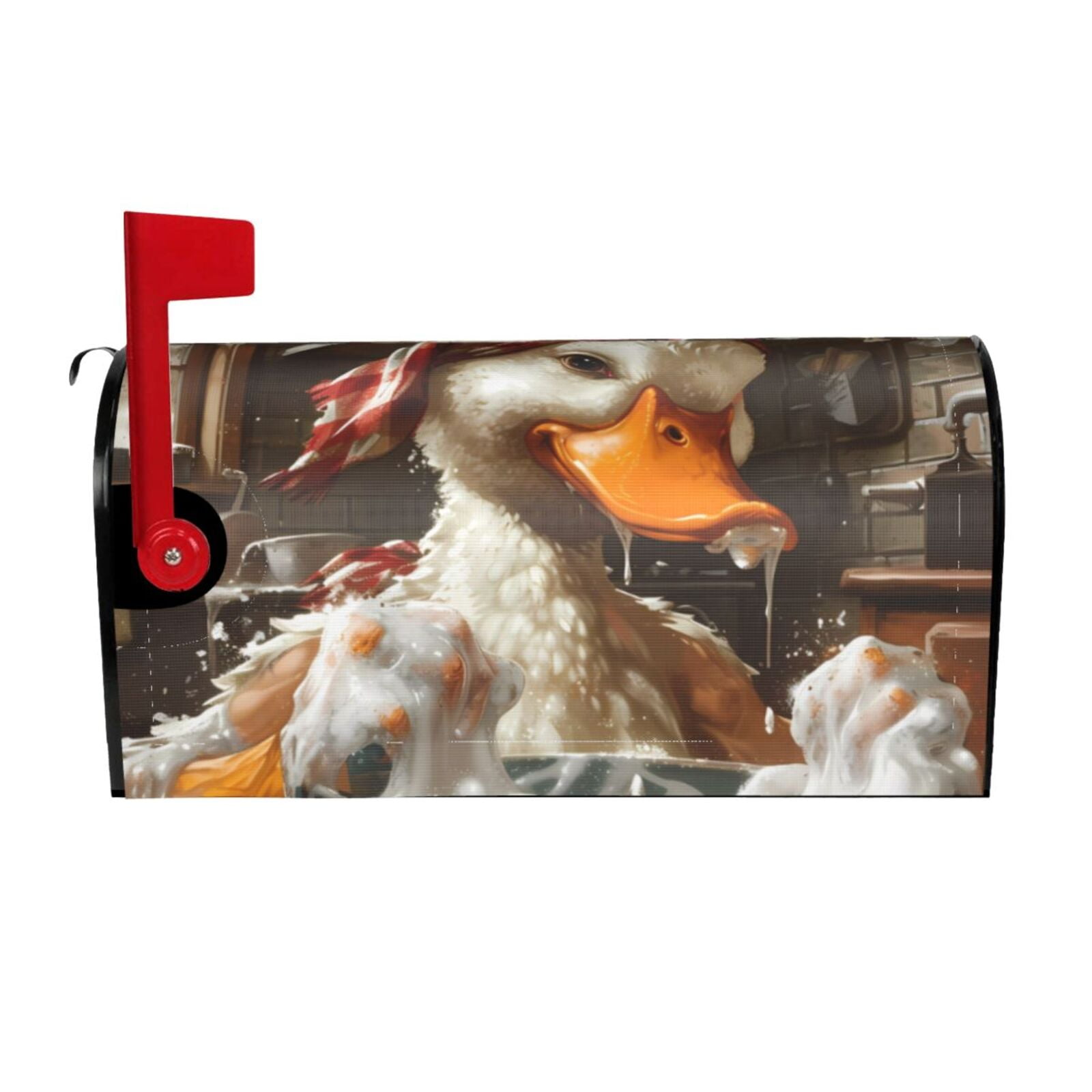 Daiia Cartoon Scottish Duck Mailbox Cover , Magnetic Welcome Mailbox ...