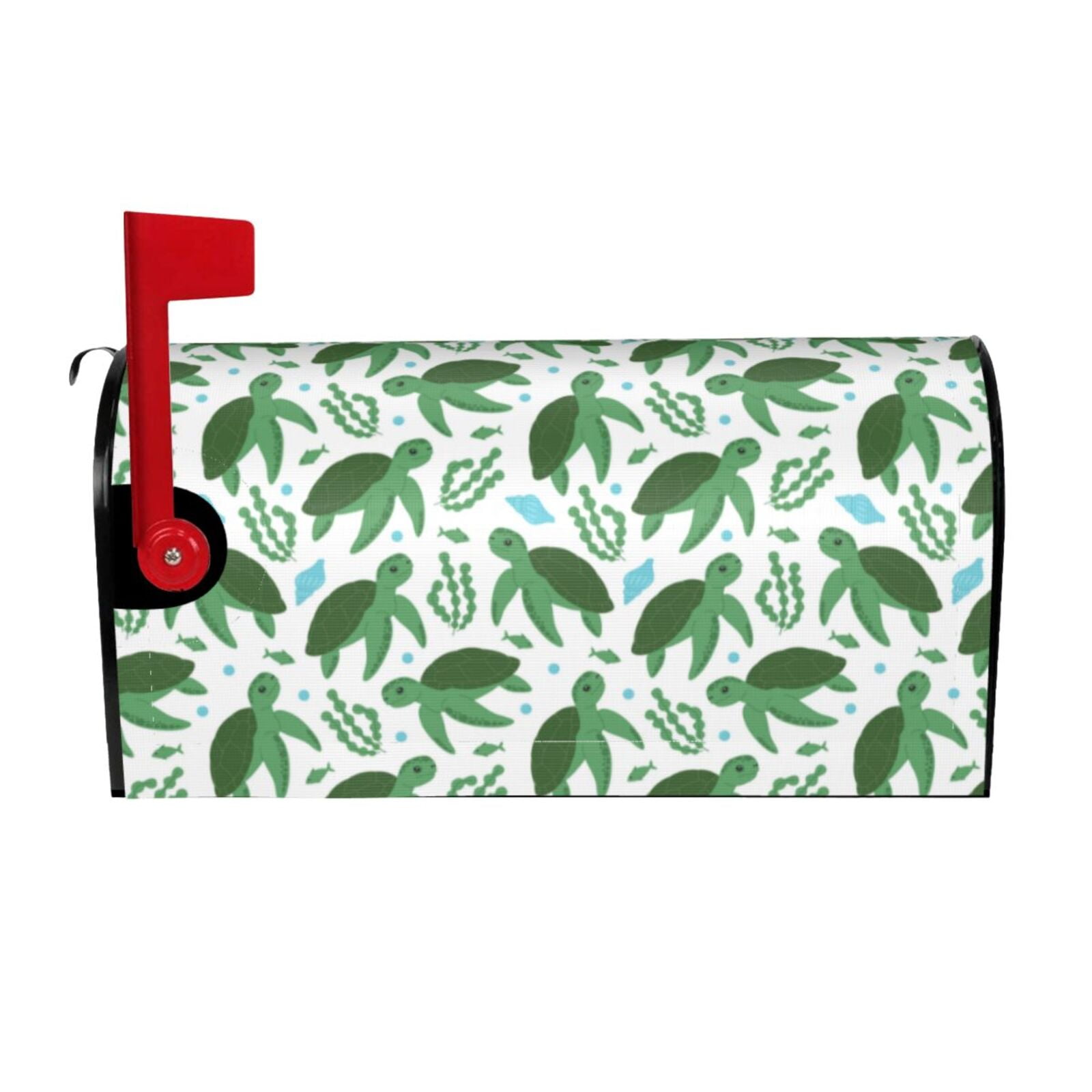 Daiia Cartoon Turtle Mailbox Cover , Magnetic Welcome Mailbox Wraps ...