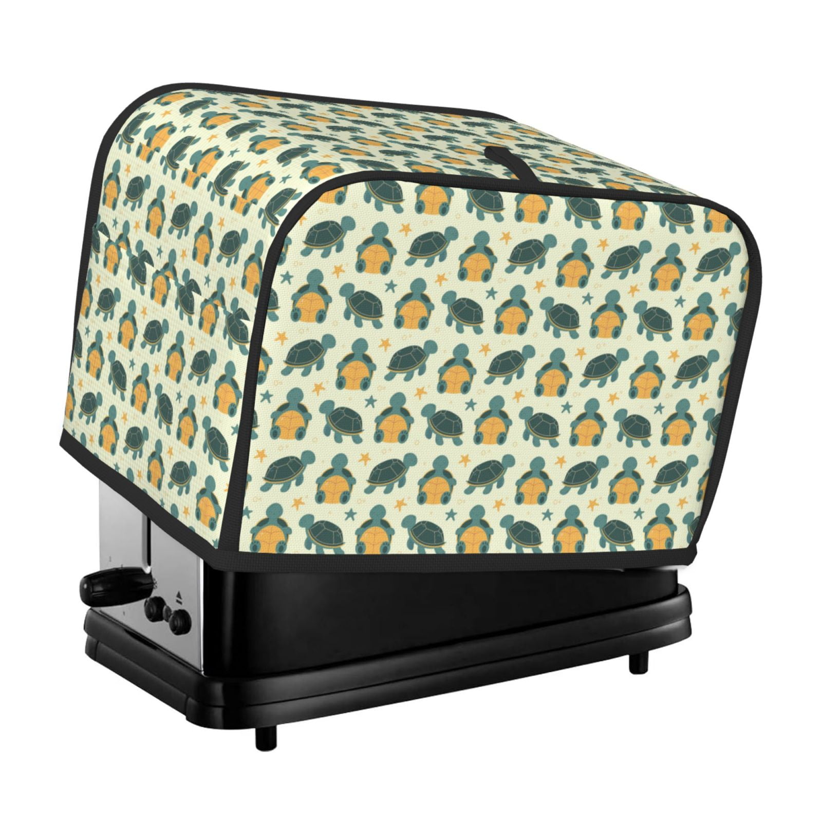 Daiia Cartoon Turtles Pattern 2 slice Toaster Cover, Toaster Appliance ...