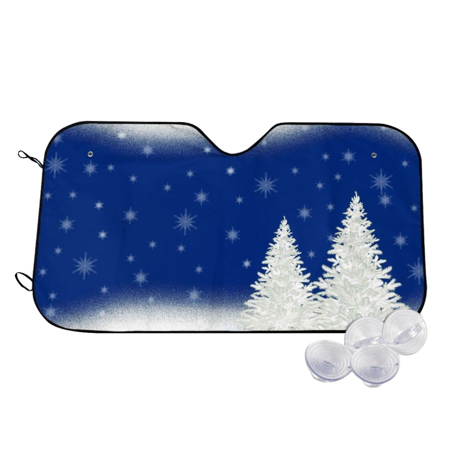 Daiia Christmas Fir Tree Windshield Sun Shade for Car SUV Truck (Small ...