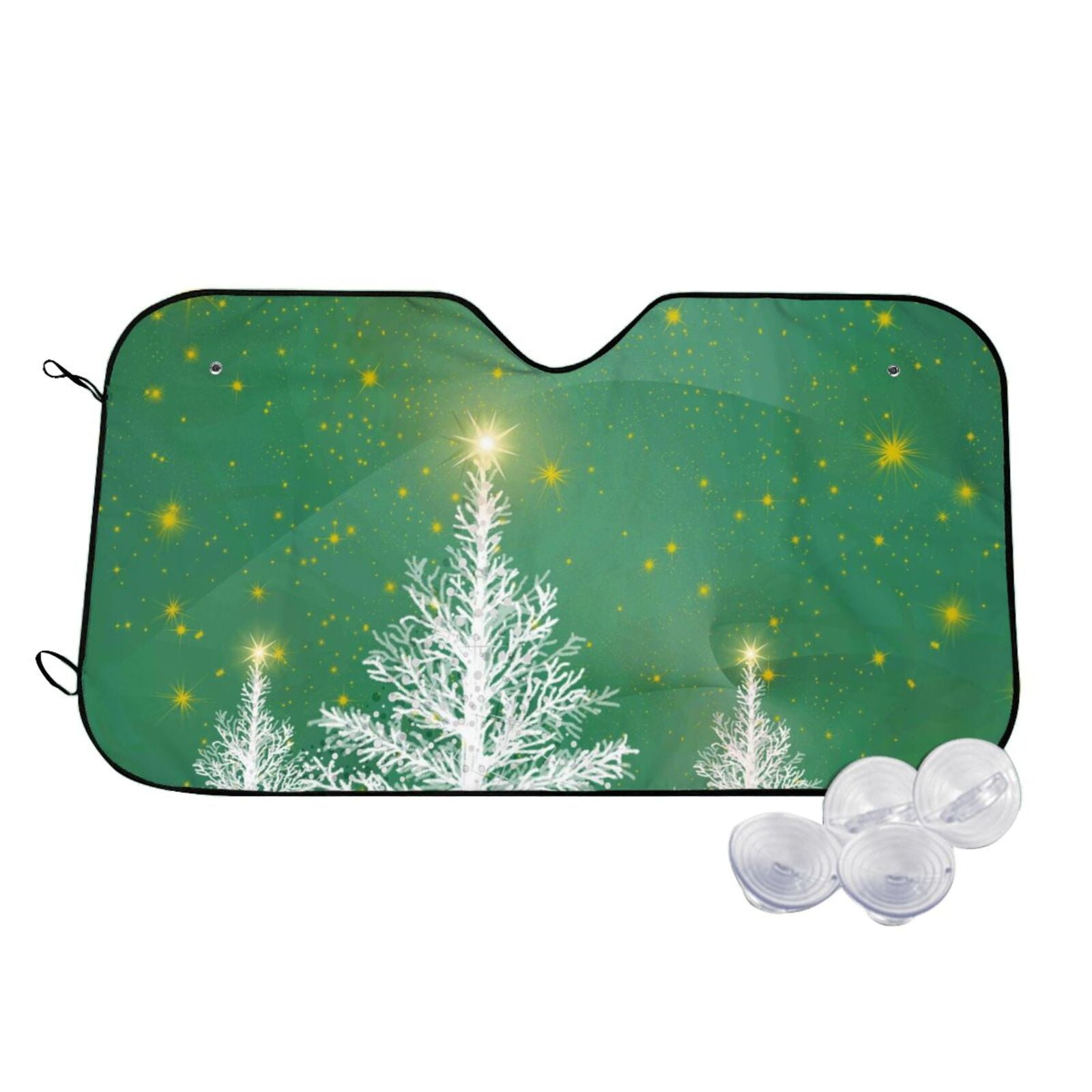 Daiia Christmas Green Windshield Sun Shade for Car SUV Truck (Small ...
