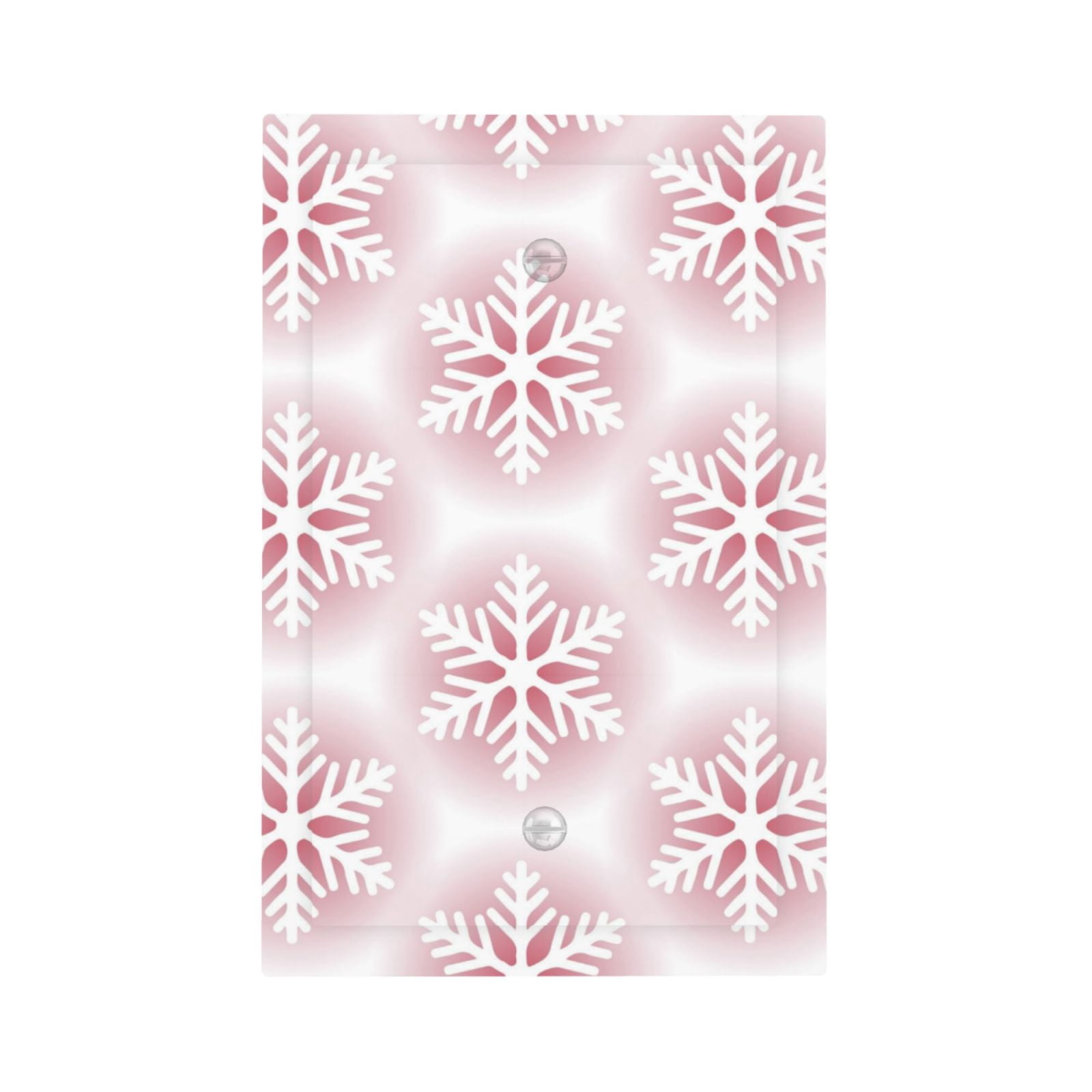 Daiia Christmas Snowflakes Pattern Decorator Wall Plate Child Safe ...
