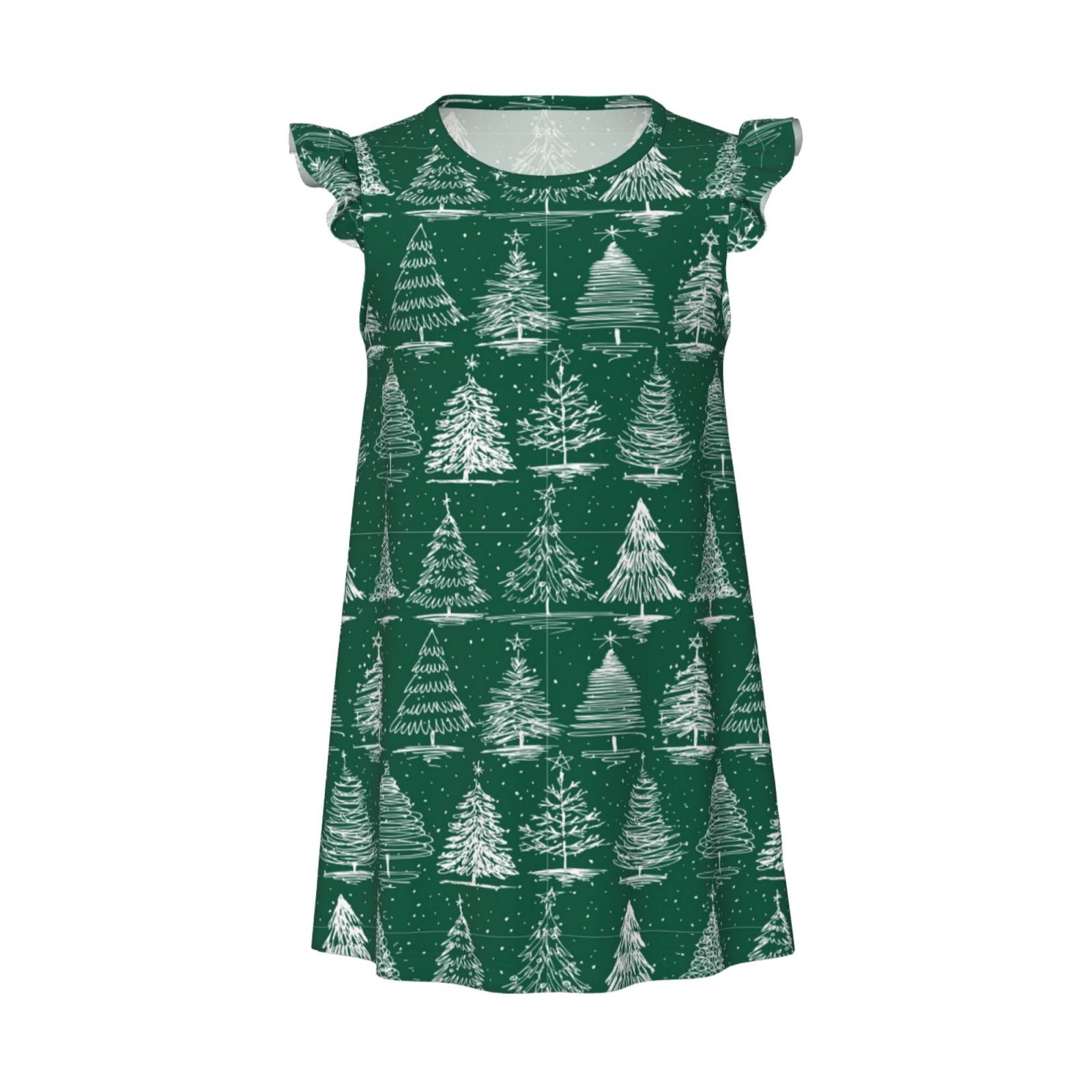 Daiia Christmas Trees Girls Nightgowns, Unicorn Nightgown Princess ...