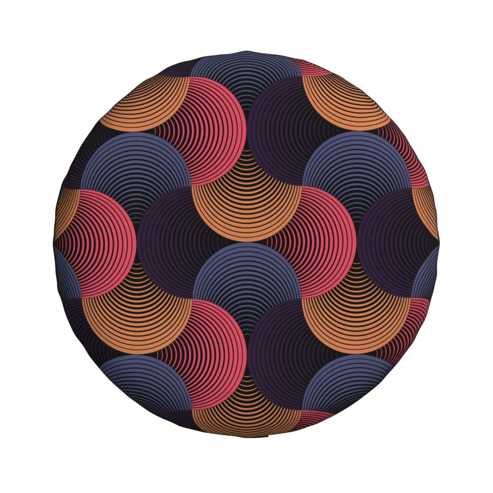 Daiia Circular Stripes Tire Covers , Travel Trailer Camper Truck SUV ...